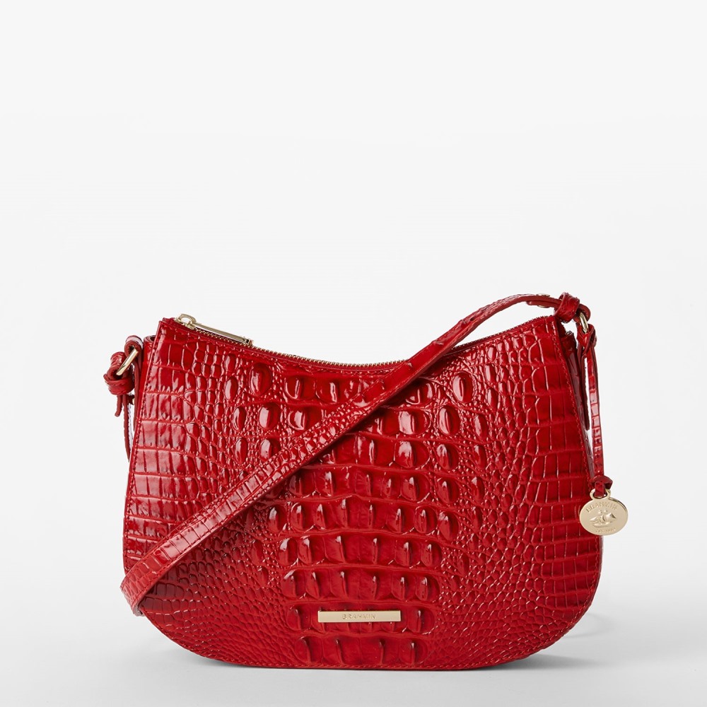 Brahmin Shayna Leather Crossbody - Carnation Melbourne [6E1cBsT6 ...