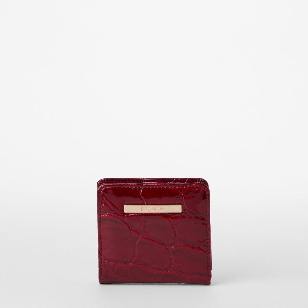 Brahmin Jane Leather Wallet - Red Claudine [a3AstiVF] - $69.00 ...