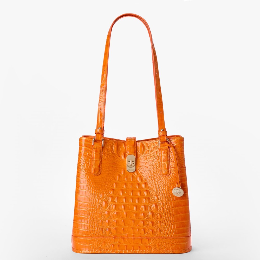 Brahmin Fiora - Mango Orange Melbourne [dgPvcxhJ] - $109.00 : Brahmin ...