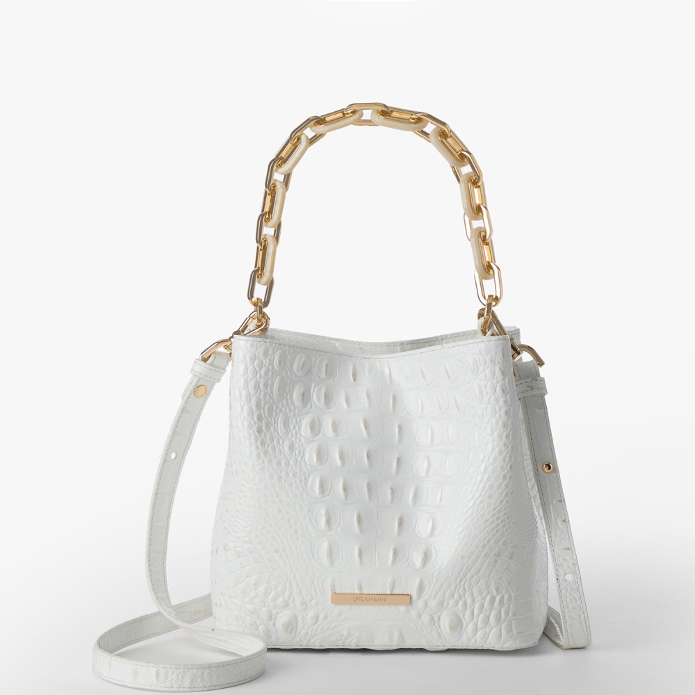 Brahmin Mod Mini Amelia Sea Salt White Melbourne Ilxlzpns 106 00